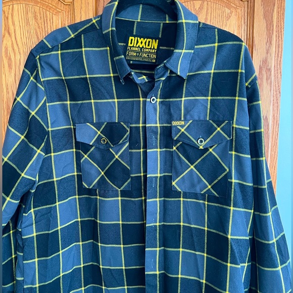 DIXXON | Shirts | Dixxon Swarm Flannel Yellow Tag | Poshmark